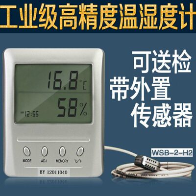 逸品博洋 WSB-2-H2高精度 可送检 博洋易克赛思 大屏数显温湿度计