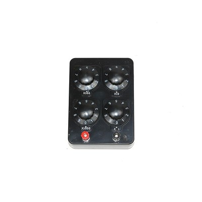 23023简式电阻箱0p-9999欧姆物理电学四个旋钮实验器材教学仪器