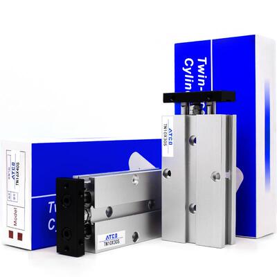 亚德客型双轴双杆气缸TN10X10S/16X20 25 32 40 50 60 70 75-S