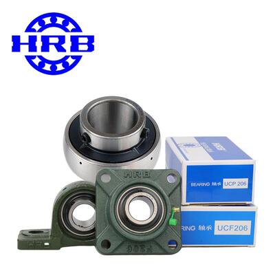 HRB 哈尔滨轴承 UCPA 201 202 203 204 205 206 207 带座外球面