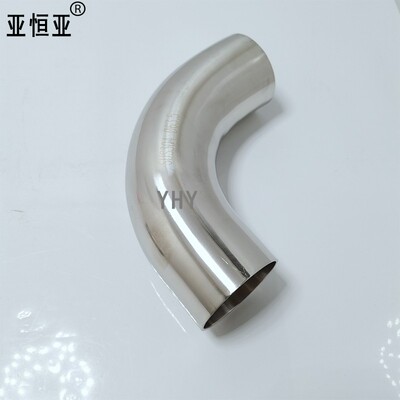 加长弯头304不锈钢90度自动焊3A弯管接头非标3D长半径大R焊接弯管
