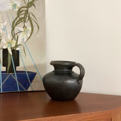 Paseo|现货 藏区黑陶茶壶花瓶 煮茶明火直火 花器百搭 装饰禅意
