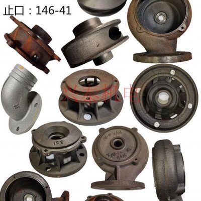 4/5.5KW污水泵配件底座蜗壳水叶座止口156底网水叶轮止口146泵头
