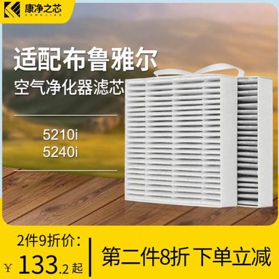 康净之芯适配blueair滤网布鲁雅尔空气净化器5210i/5240i过滤芯