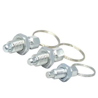 GN717不锈钢拉环式分度销弹簧拉销旋钮柱塞M6M8M10M12M16 PBSS