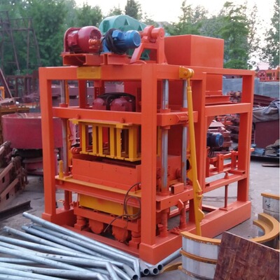 QTJ4-26 concrete hollow block making machine 空心砖机