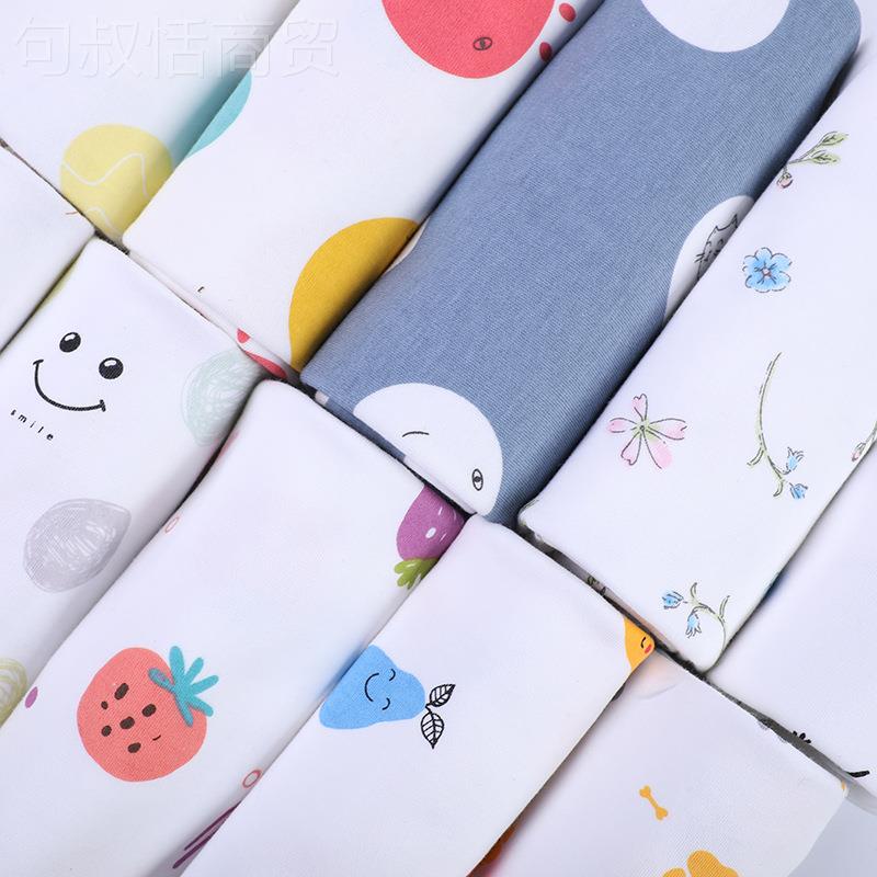 40全棉双面棉毛布婴印花 a类童内衣面料宝s睡衣家居服宝纯JNR棉布
