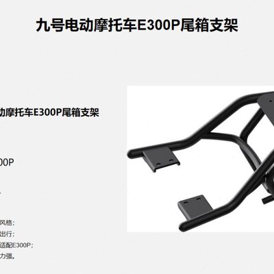 【新品】九号电动车摩托车E300P后货架e系列原厂尾架尾箱支架配件