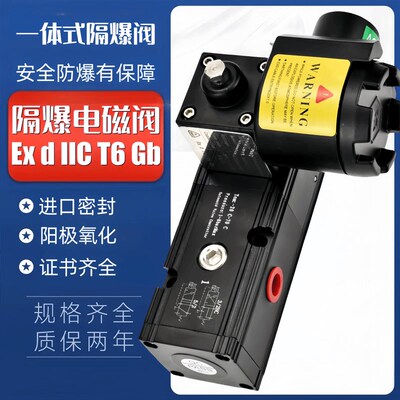 一体式隔爆阀BJ-DCF防爆电磁阀KXD-2000X防爆阀门CT6气阀220V 24V
