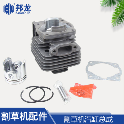 割草机气缸二冲程动力配件3234/40-5/40-6气缸总成活塞销卡曲轴箱