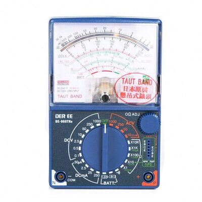 台湾得益DE960/961/360TRN防震型指针式万用表悬挂式表头原装进口