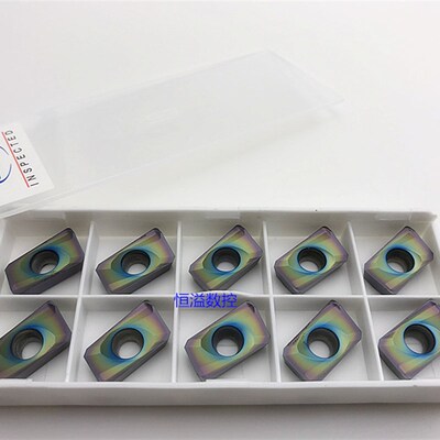 BOBWW 铣高硬度 APMT1604PDER-H2 BB705 数控铣刀片 25R0.8  粗铣