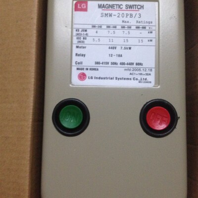 LG磁力启动器 磁力开关SMW-20PB/3 16-22A 12-18A 18-26A 380V
