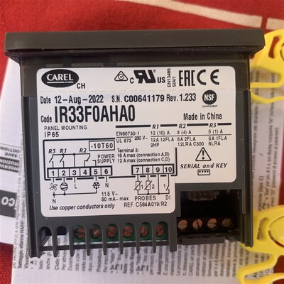 意大利卡乐温控器 IR33F0AHA0//卡乐温控器IR33FOAHAO  115伏电压
