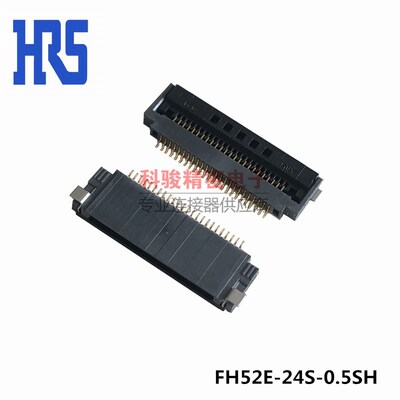 HRS广濑 FH52E-24S-0.5SH 原装连接器0.5 24P翻盖FPC排线插座现货