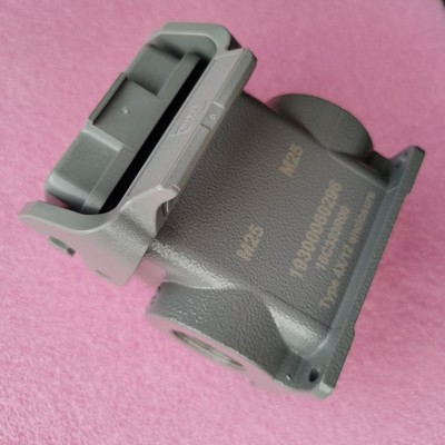 HARTING 连接器 19300060296 高底座 HAN-6B-asg2-LB-K-M25 原装