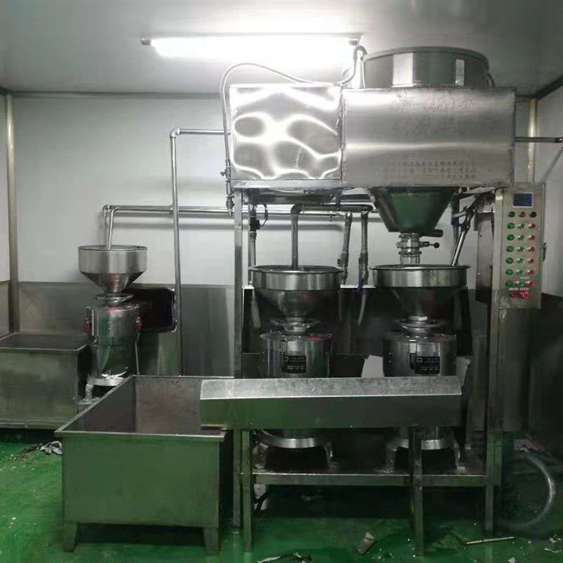 豆腐机豆制品加工设备智能三联磨浆机型自动控水定量下豆