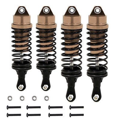 Traxxas Slash4x4死老鼠短卡金属配件避震器727模型车前后减震器