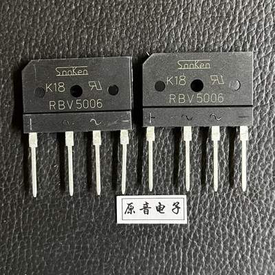 RBV5006扁桥50A600V原装Snnken全新专业功放大电流整流桥 扁桥