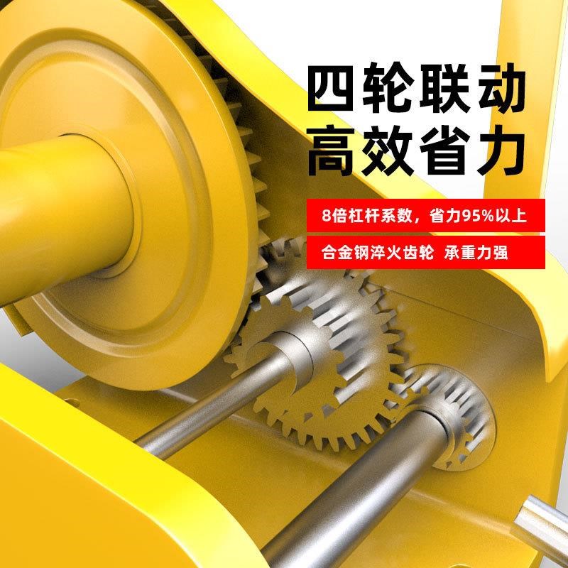 手动绞盘向自锁式手摇卷扬牵引葫芦小型家用绞车重机升降吊机