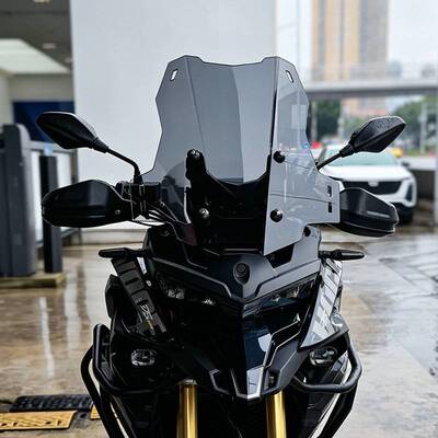 适用于无极DS625X前挡风玻璃DS525X改装直线款透明竞技风挡配件
