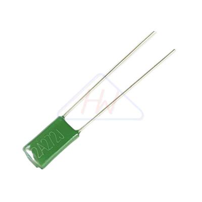 CL11涤纶电容器2A272J 2700PF 100V 2.7NF 聚酯膜绿色电容100V272