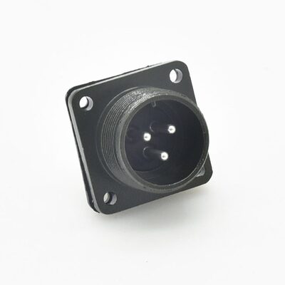 甄选5015航空插头MS3106A16S-10S直头弯头螺纹锁紧3芯防水连接器