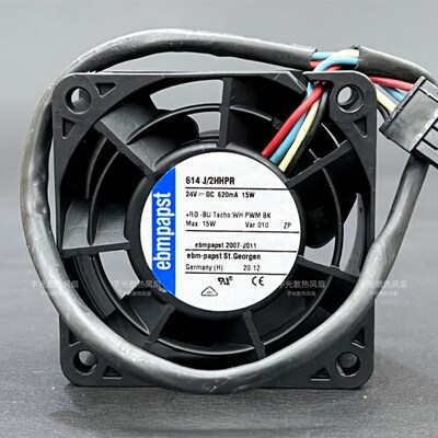 全新原装614J/2HHPR 正品ebmpapst 6032 24V 15W高端设备散热风扇