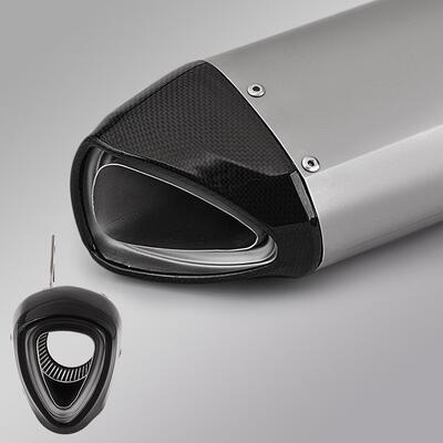 摩托车排气管改装 BS15尾段 60MM通用 CBR650R 赛921 daytona660