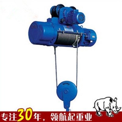 钢丝绳电动葫芦 双速电动葫芦MD1沪工双速电动葫芦1T6M9米-5吨
