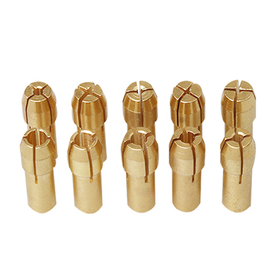 电磨雕刻机铜夹头芯转换头电钻螺母螺帽0.581.25 3.2mm铜夹芯夹头