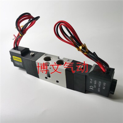 电磁阀PS140D二位五通换向阀 双电控阀DC24V AC220V