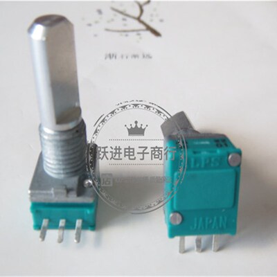 9011进口日本ALPS 103C单联C10K精密密封电位计 柄长20MM 半柄