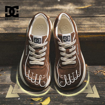 DCSHOES宽楦软底复古阿甘男鞋