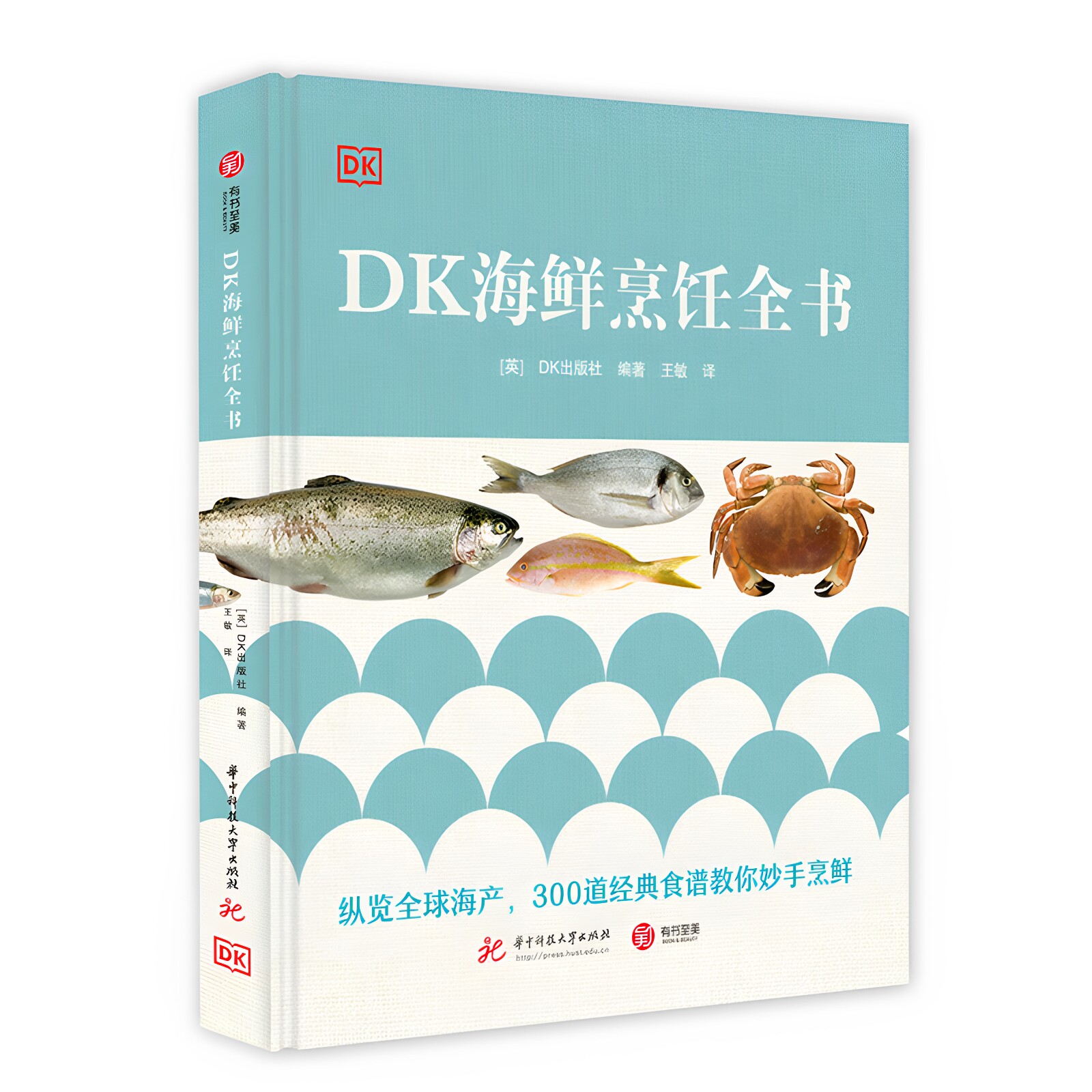【官方正版】DK海鲜烹饪全书 英国DK公司编 纵览全球海产300道经典食谱教你炒手烹鲜 美味海鲜制作菜肴美食菜谱指南指南 有书至美