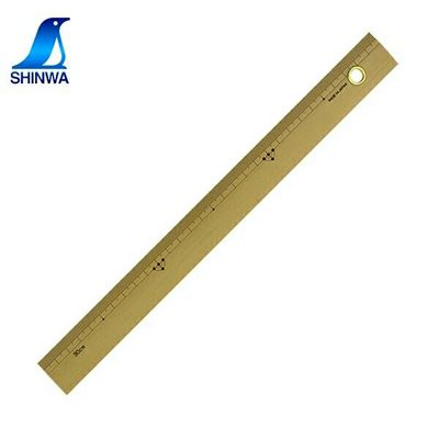 日本亲和shinwa企鹅竹直尺30CM 50CM 1M 带孔根71757 71765 71773