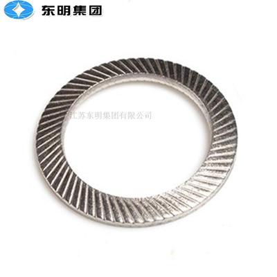 东明 304不锈钢DIN9250S双面斜印花垫圈 双面齿蝶形防松垫圈 包邮