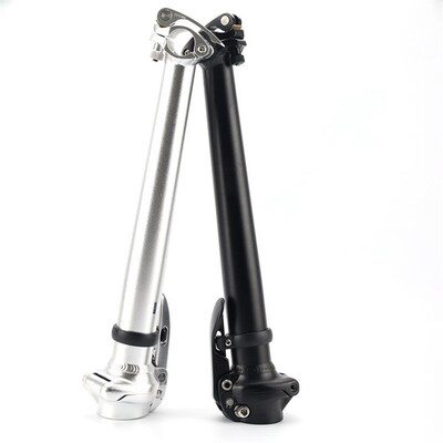 14 16 20寸折叠车立管38/x43一体快拆头管适用于改412 外折10度