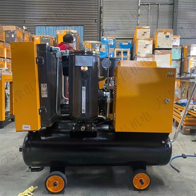 轻型螺杆机迷你小型双罐变频空压机7.5/15/22KW