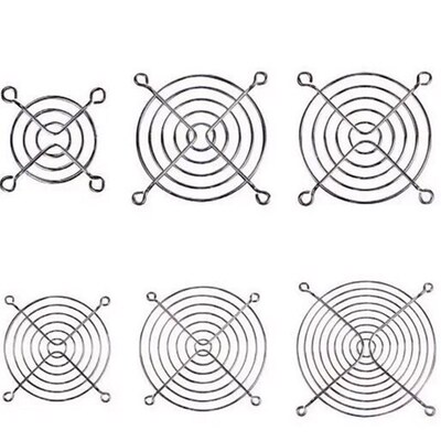 轴流风机金属防护铁网罩4CM5CM6CM7CM8CM9CM12CM厘米散热风扇铁网