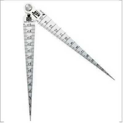 shinwa日本企鹅亲和孔尺间隙尺孔径规锥形尺700a1-15mm双支62620