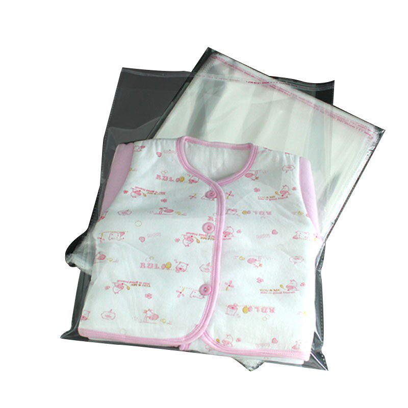 opp不干胶自粘袋服装鞋子自封袋透明包装袋密封口服装胶袋30*40