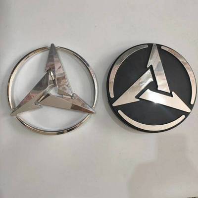 三一车标圆标车前标c6c8318三一重工搅拌车配件08款09款新款老款