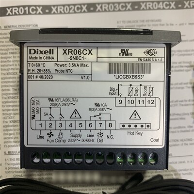 广东星星冷柜温控仪DIXELL XR06CX/小精灵温控器XR06CX-5N0C1