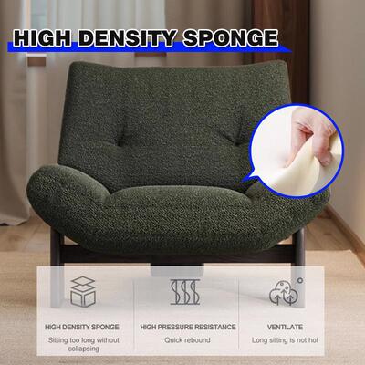 古单人发休闲老虎椅宅寂沙风人设计师款懒卧室复客厅阳台高95065