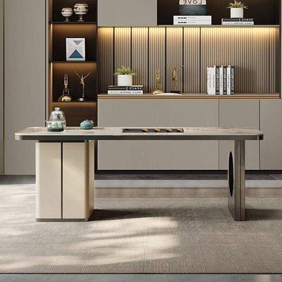 奢板茶台桌办公功KFO夫泡茶桌椅小轻室户型现代岩简约阳台茶桌椅