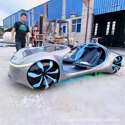 璃钢玻雕塑源头厂家仿真车超跑ZZL20241树脂模汽车型小轿摆件立体