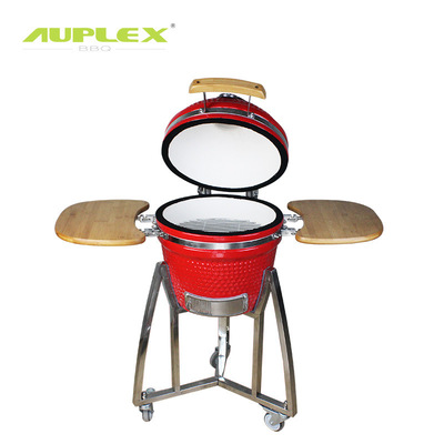AUPLEX 16 '' Kamado Grill商用家用聚会烤鸡BBQ烟熏炉陶瓷烧烤炉
