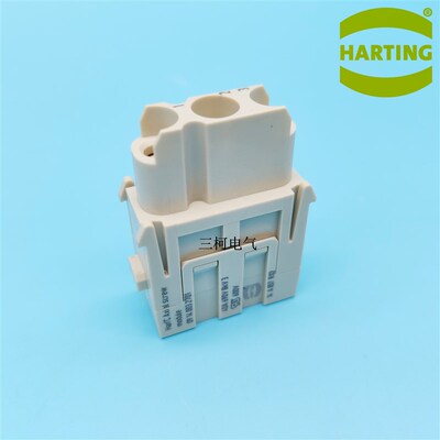 harting哈丁09140032701  HAN C 3芯40A母模块 浩亭重载连接器