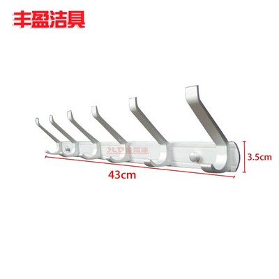 金鹭达太空铝挂钩 挂衣钩衣服挂钩卫生间厨房壁挂衣帽钩毛巾钩